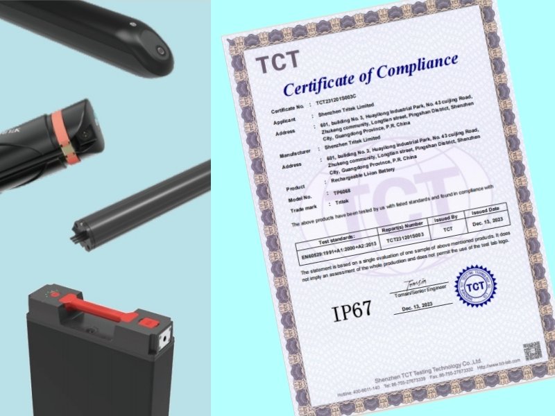 Why IP67 Battery is Important to E-bikes - ebike battery manufacturer