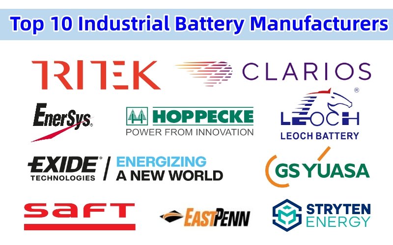 Top 10 Industrial Battery Manufacturers in 2026
